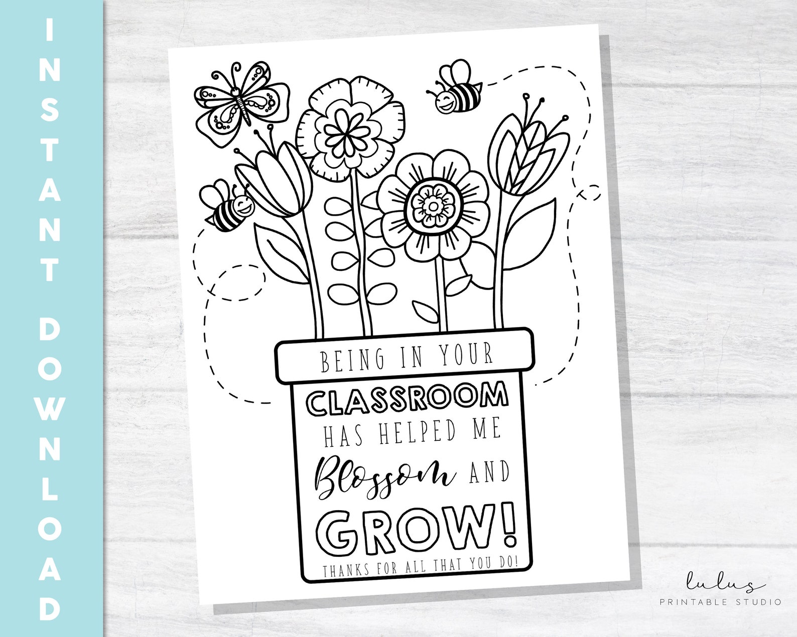 Teacher Appreciation Letter, Thank You Teacher Coloring Page, Thank You ...