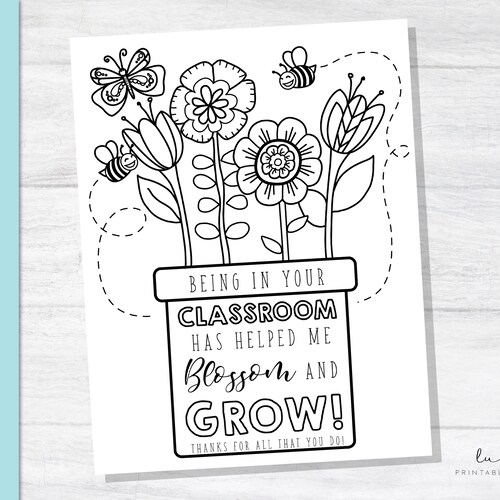 Coloring Pages For Your Teacher