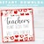 Teacher Appreciation Letter, Teacher Valentine Card, I Love My Teacher ...