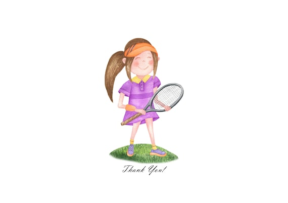 Girl Tennis Player Clip Art