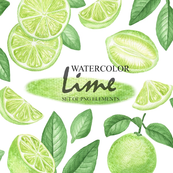 Lemon Lime Clipart - Etsy