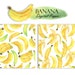 Watercolor Banana Digital Paper, Bananas Seamless Pattern, Scrapbook ...