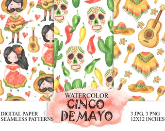 Bright Colorful Fiesta Cinco De Mayo Paper, Colorful, Celebration ...