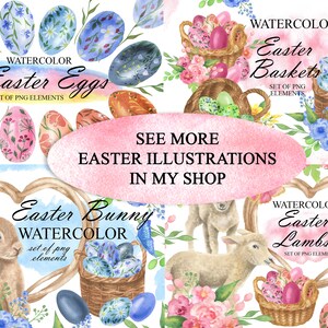 Easter Chick Watercolor Set, Spring Chicks Clipart, Easter Chickens ...
