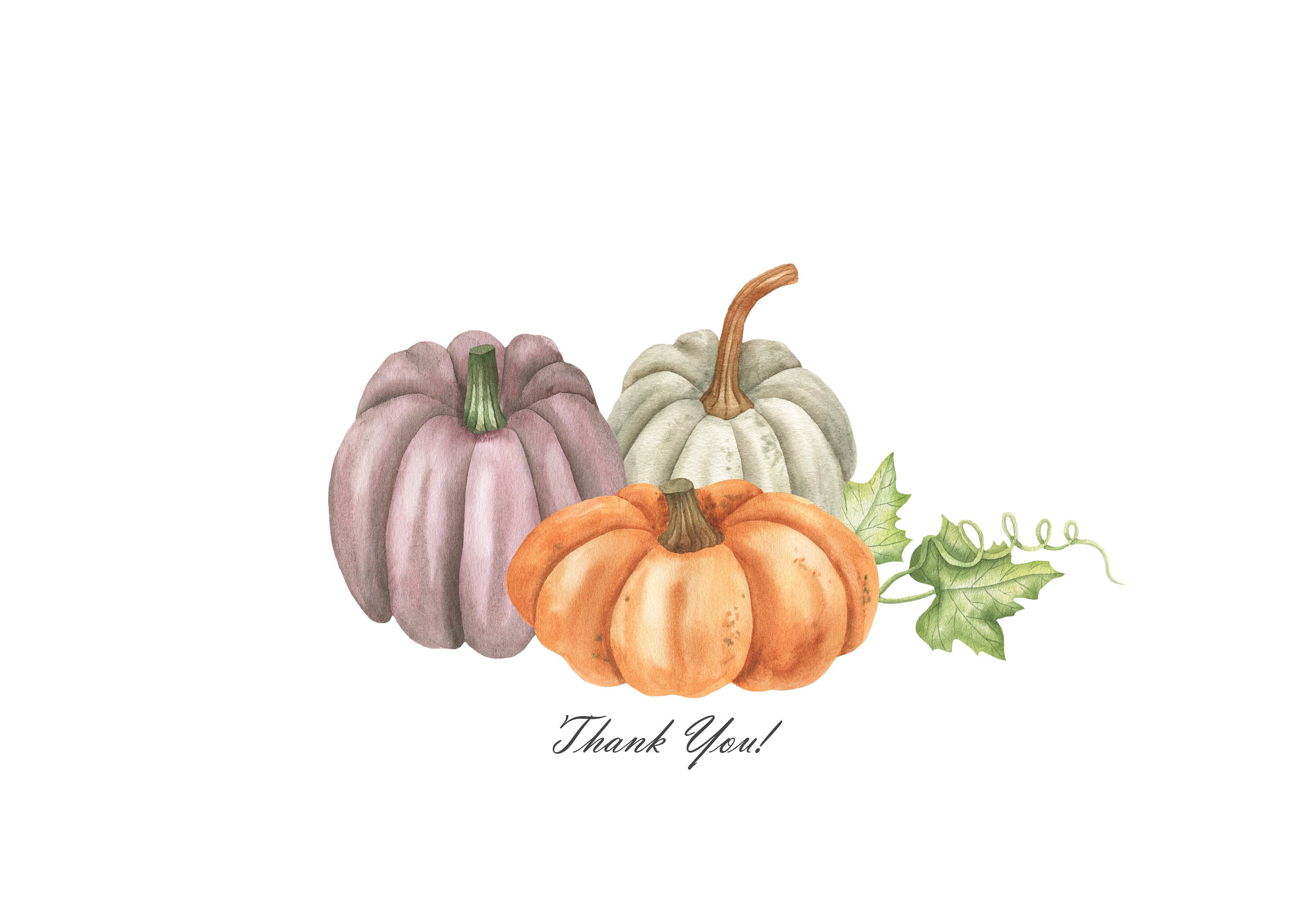 Colored Pumpkin Clipart Watercolor Pastel Pumpkins Fall - Etsy