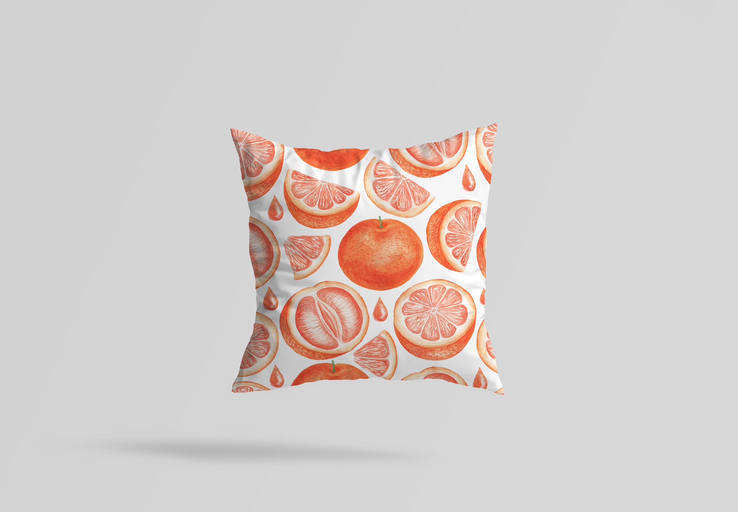 Watercolor Citrus Fruits Digital Paper Lemon Lime Orange - Etsy