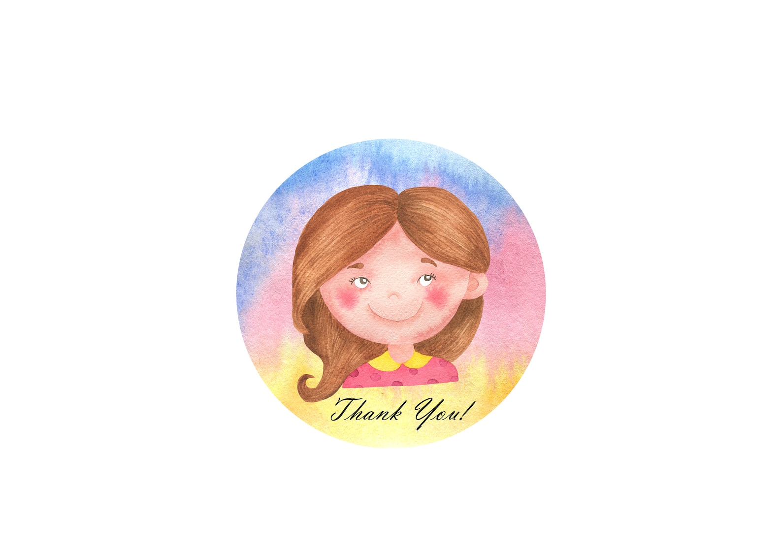 Watercolor Emotions Clipart, Feelings Clip Art, Girl Faces, Montessori ...