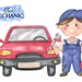 Watercolor Car Mechanic Clipart, Auto Repair Tools (PNG) - Etsy