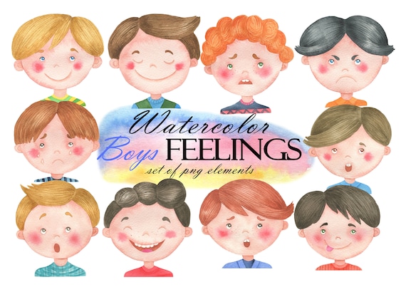 Chart Of Emotions And Feelings Clipart