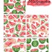 Watercolor Watermelon Digital Paper, Watermelon Seamless Pattern ...