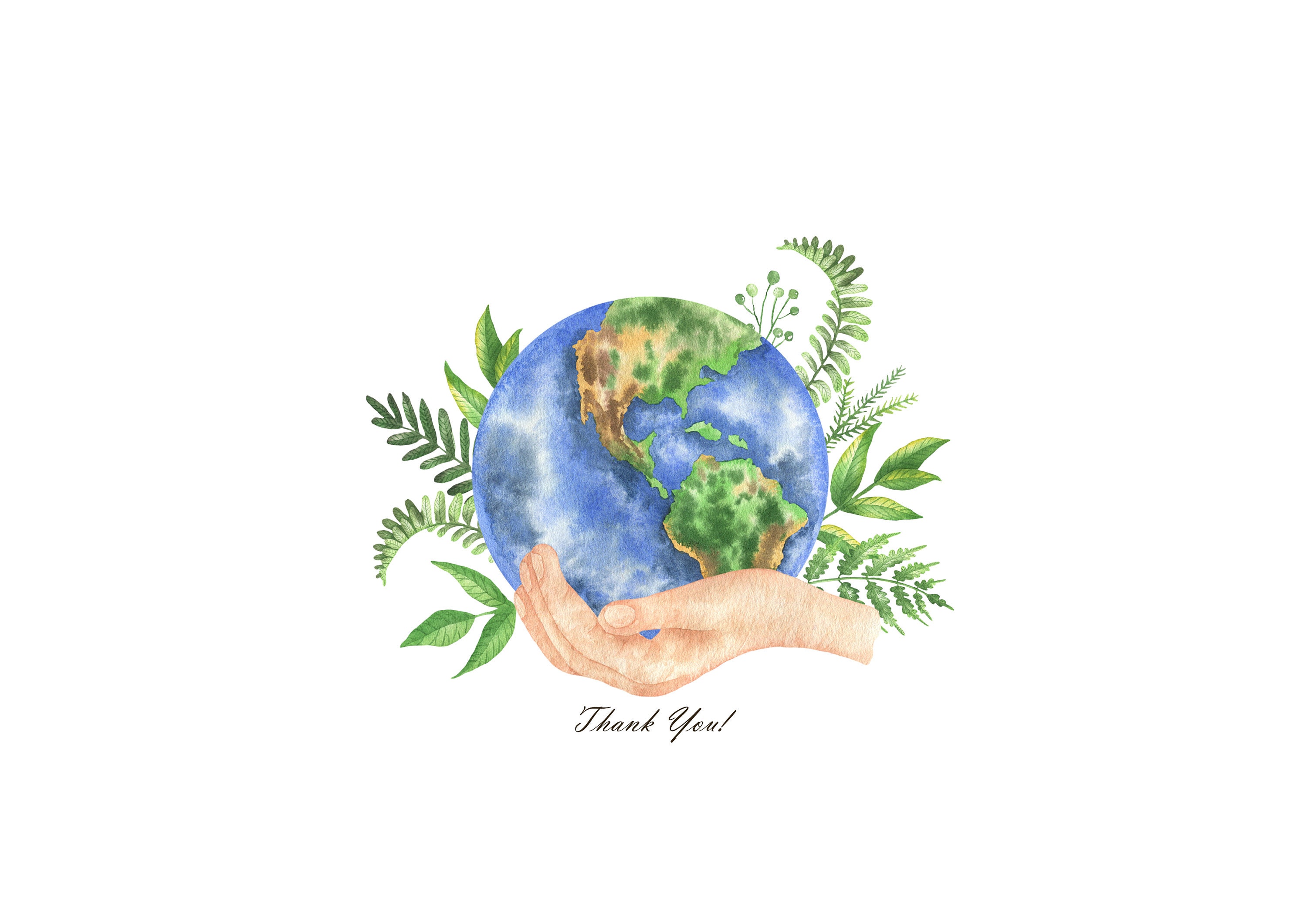 Earth Day Clipart, Watercolor Earth Planet Clip Art, Save Planet ...