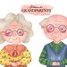 Watercolor Grandparents Clipart Set (PNG) - Etsy