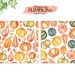 Watercolor Pumpkin Digital Paper, Pumpkins Seamless Pattern, Pumpkin ...