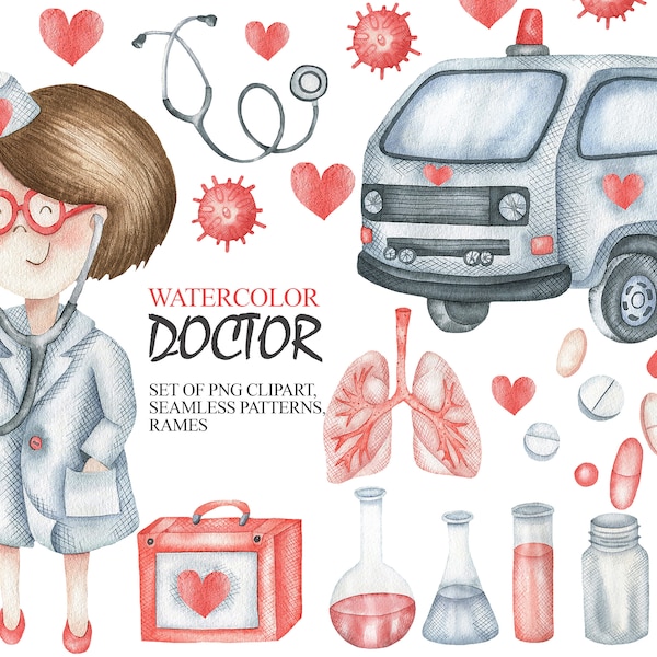 Doctor Watercolor - Etsy