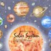 Watercolor Planets Clipart, Solar System Clip Art, Outer Space ...