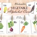 Watercolor Vegetable Alphabet ABC Card, Learning Letters, Printable ...
