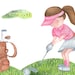 Watercolor Golf Clip Art, Golfer Clipart, Golf Club, Sports Clipart ...