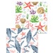 Watercolor Underwater Digital Paper, Whale Digital Paper, Sea Creatures ...