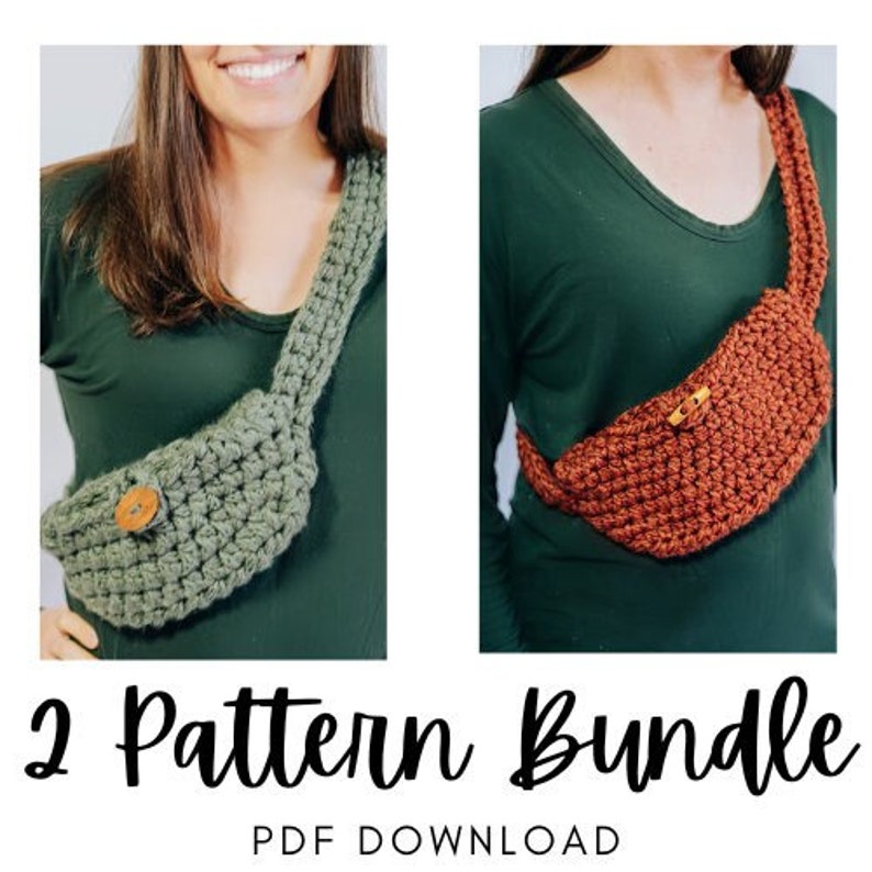 Crochet Fanny Pack Pattern Crochet Sling Bag Pattern Crochet - Etsy