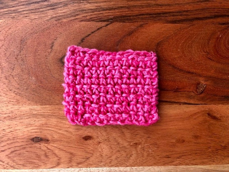 Pot Scrubber Pattern, Crochet Dish Scrubbie Pattern, Rectangle Crochet ...