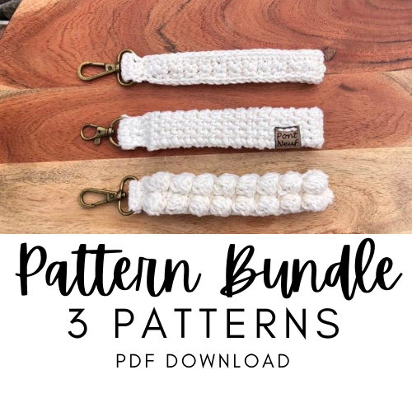 Crochet Wristlet Keychain Crochet Keychain Pattern Crochet - Etsy