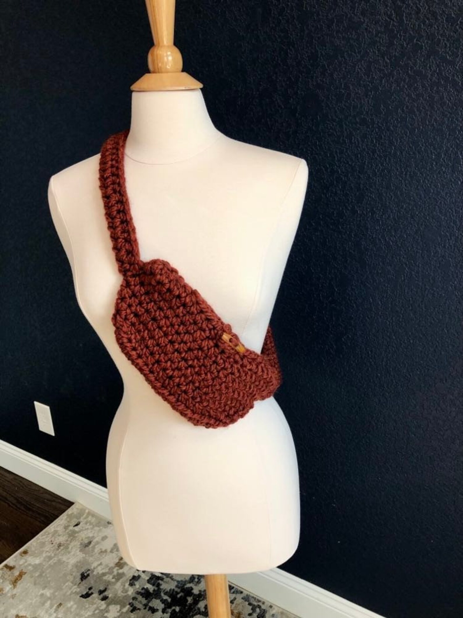 Crochet Fanny Pack Pattern, Crochet Sling Bag Pattern, Crochet Bum Bag ...