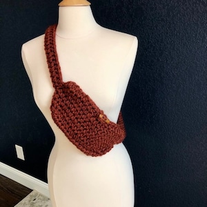 Crochet Fanny Pack Pattern, Crochet Sling Bag Pattern, Crochet Bum Bag ...
