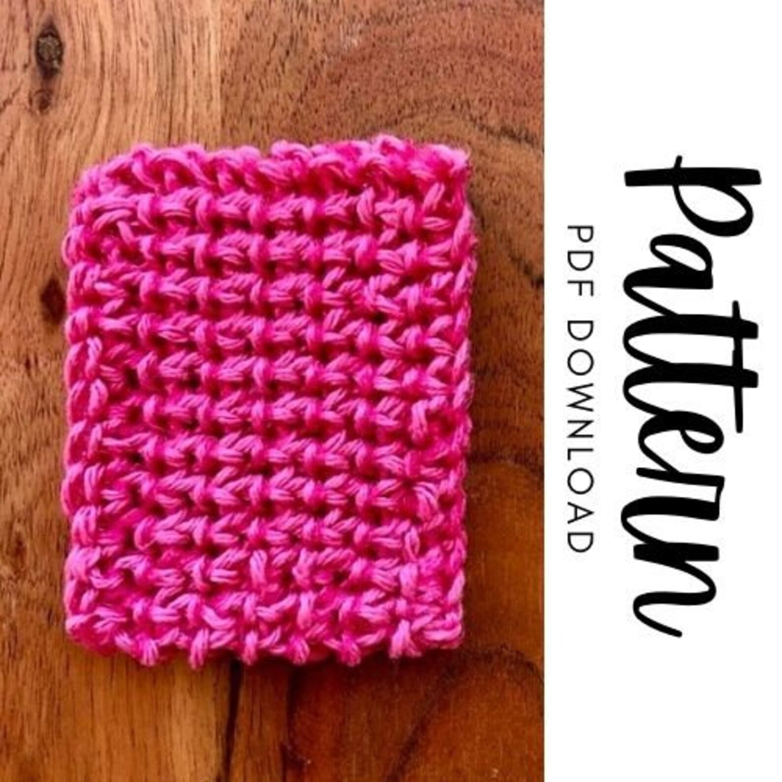 Pot Scrubber Pattern Crochet Dish Scrubbie Pattern Rectangle - Etsy