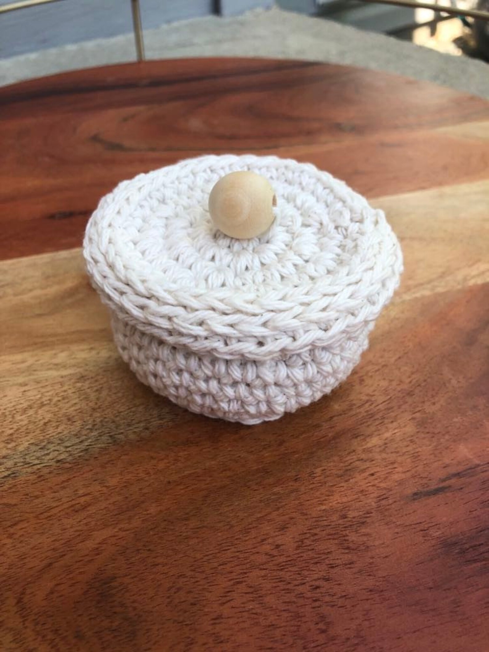 Crochet Trinket Dish Pattern, Small Basket Crochet Pattern, Crochet ...