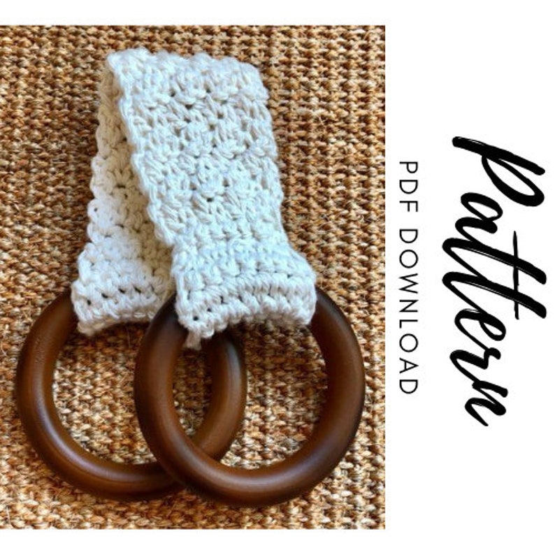 Crochet Towel Ring Pattern Crochet Towel Hanger Patterns - Etsy