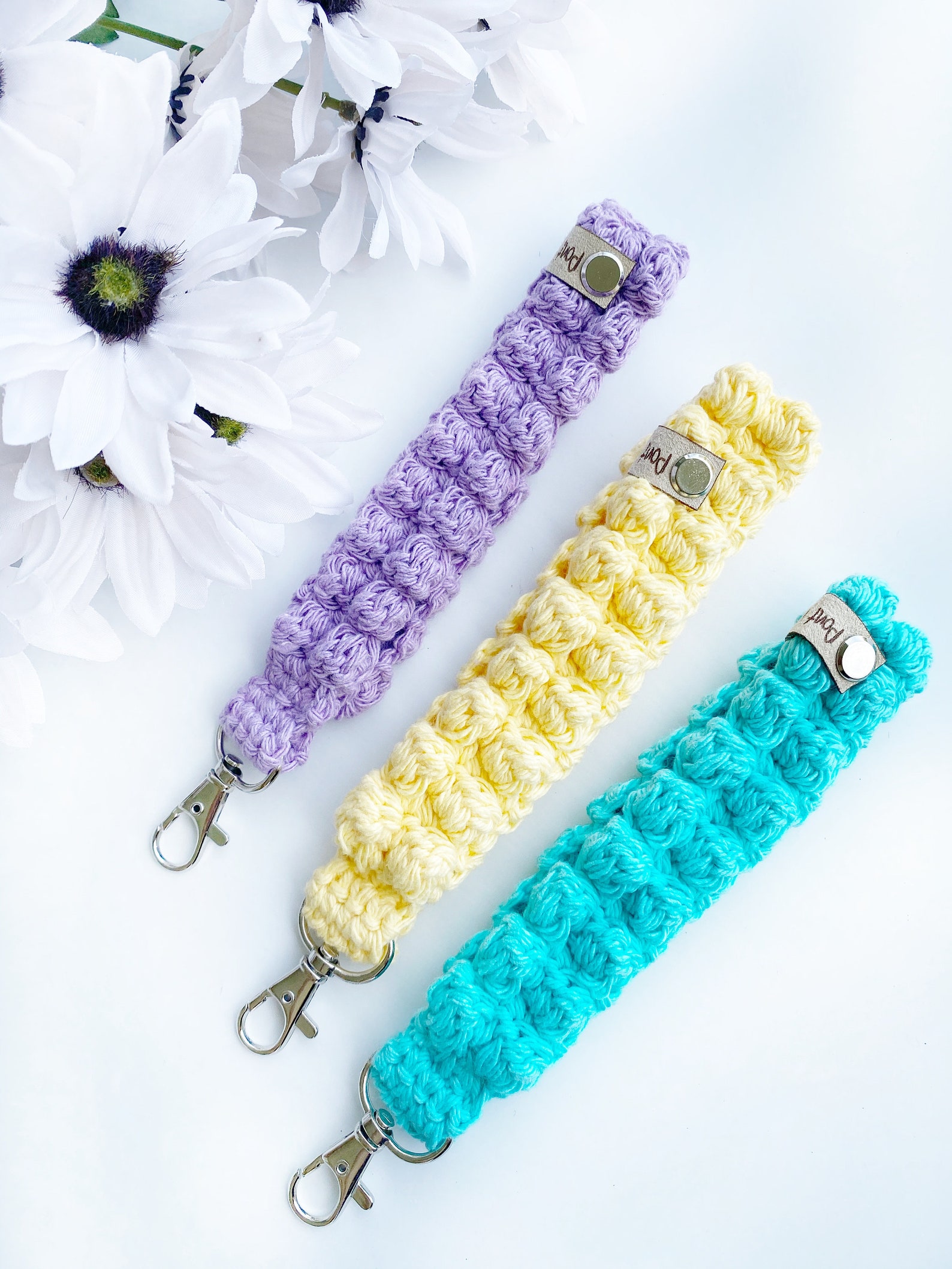 Crochet Keychain Pattern Crochet Wristlet Pattern Crochet - Etsy