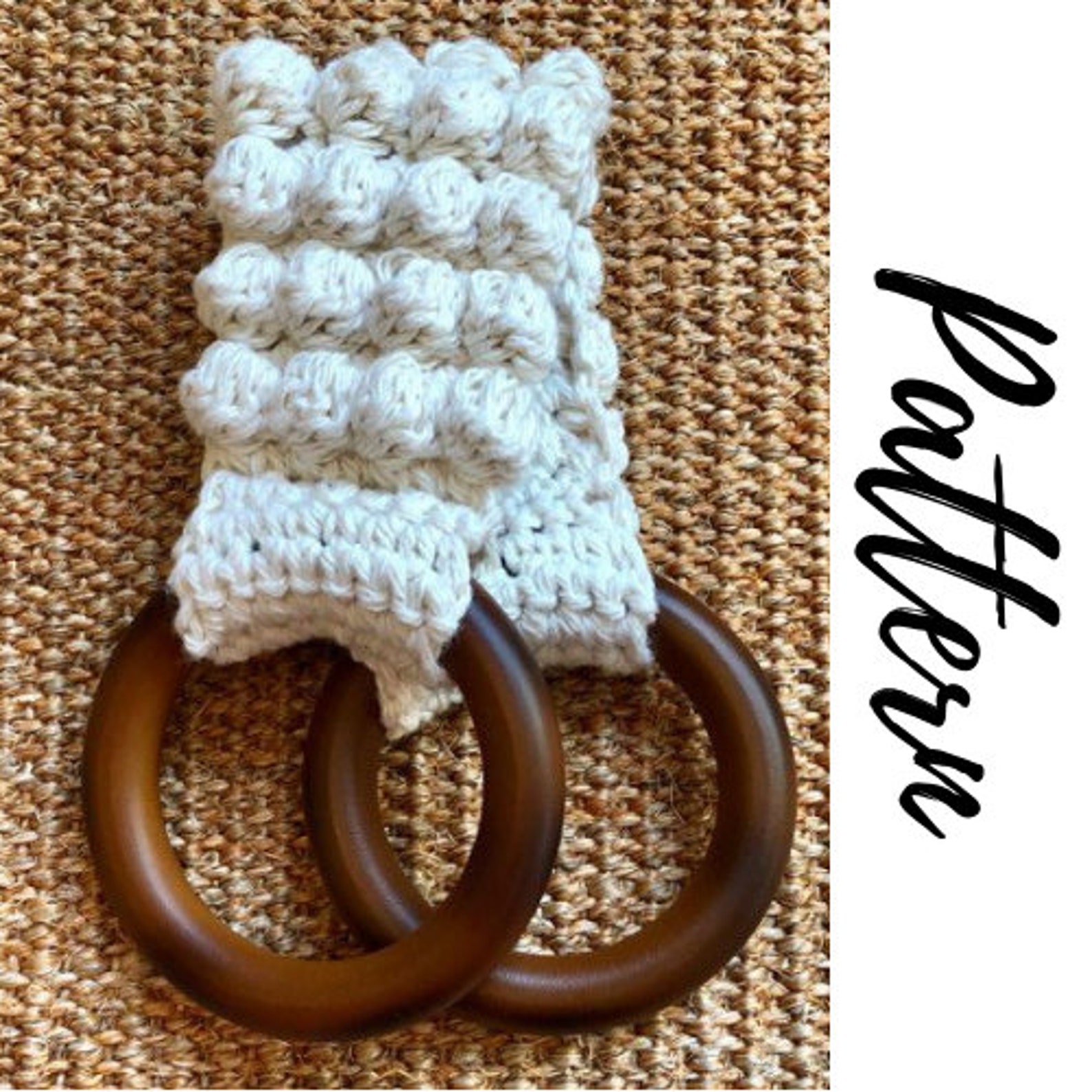 Crochet Towel Ring Pattern, Crochet Towel Hanger Patterns, Crochet ...