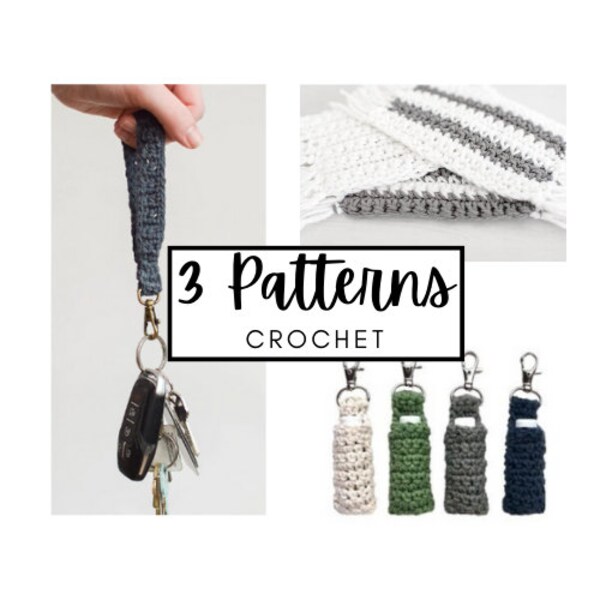 EASY CROCHET PATTERN Wristlet Keychain Strap - Etsy Canada