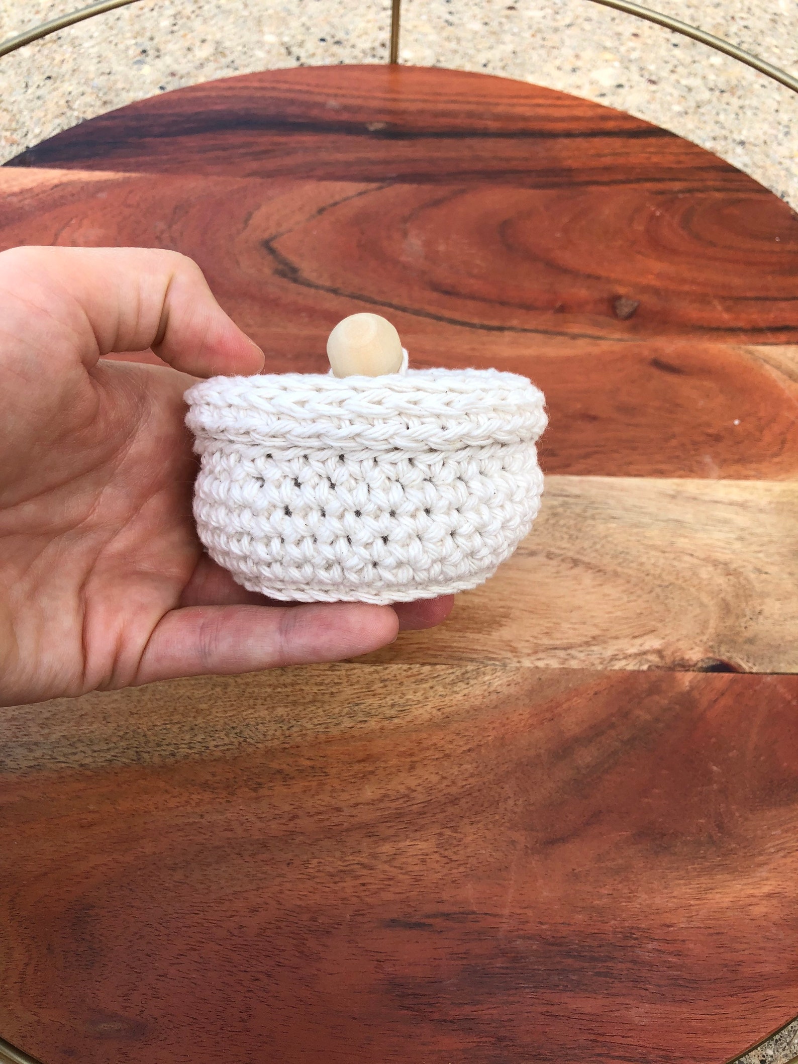 Crochet Trinket Dish Pattern, Small Basket Crochet Pattern, Crochet ...