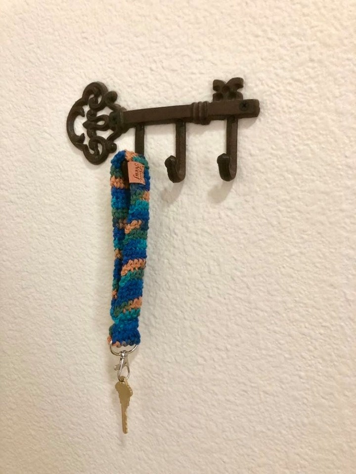 Crochet Wrist Strap Keychain Pattern - Etsy