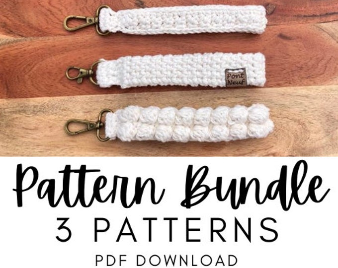 EASY CROCHET PATTERN Wristlet Keychain Strap - Etsy Canada