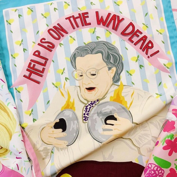 Mrs Doubtfire Badge Reel Help is on the Way - Etsy