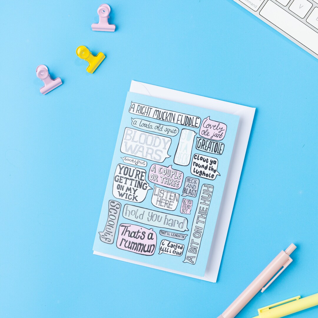 Norfolk Dialect Greetings Card – Funny Local Sayings - Etsy UK