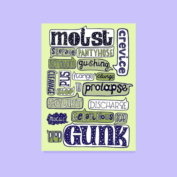 Nasty Greeting Card - Etsy