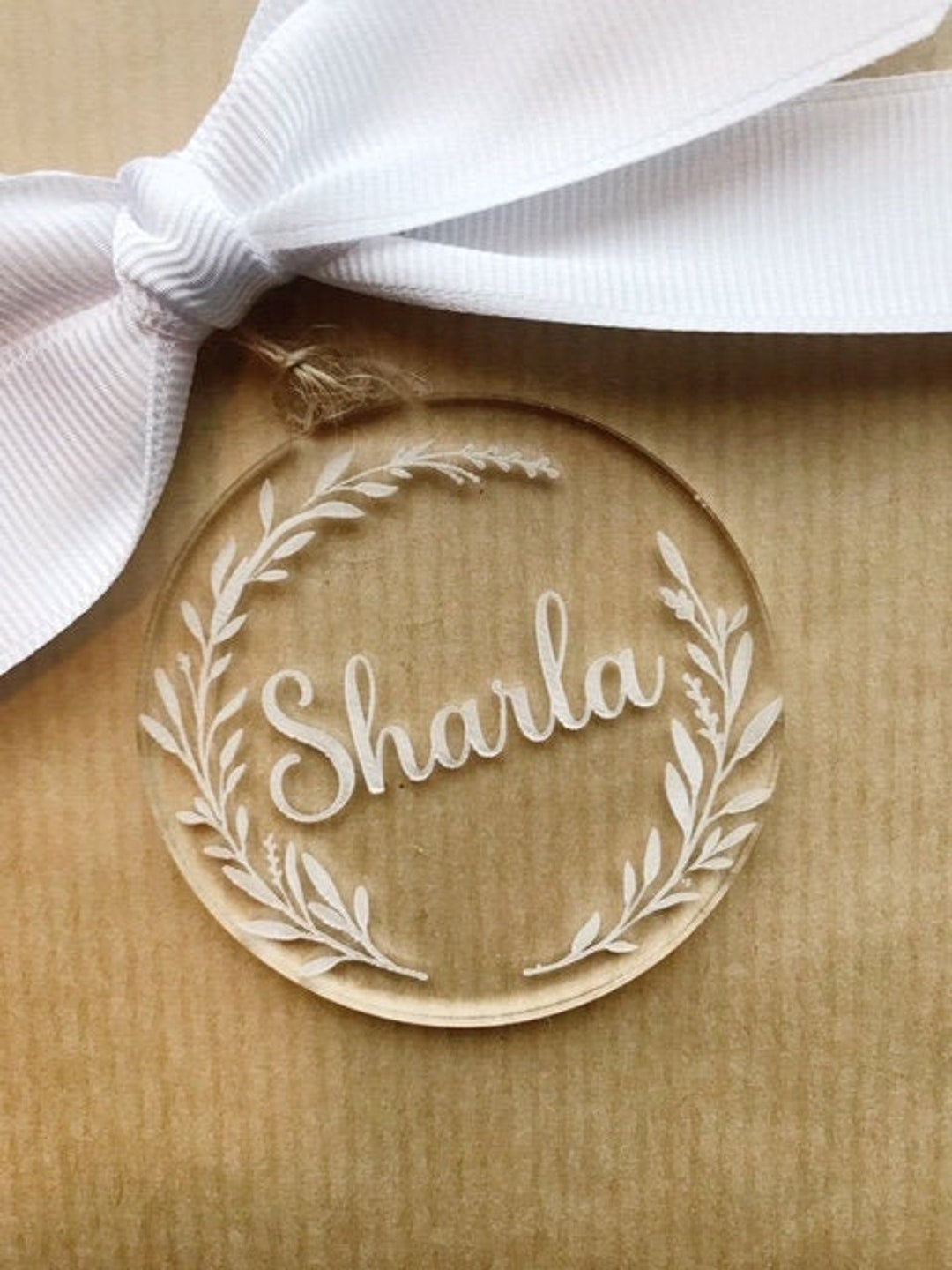 Set of 3 Acrylic Gift Tags - Etsy