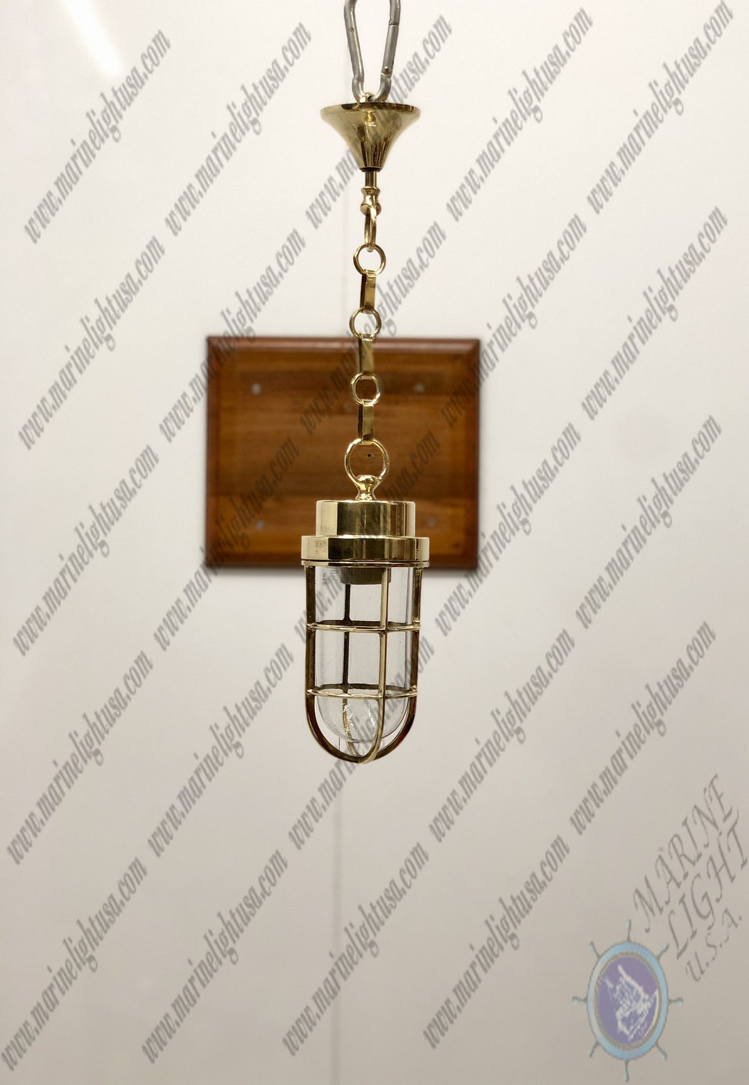 Nautical Handmade Industrial Maritime Brass Hanging Ship Light - Etsy