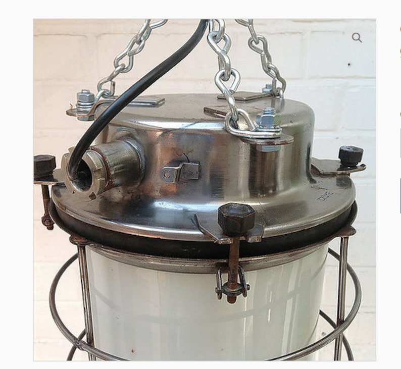 Authentic Antique Vintage Original Nautical Marine Ship Albino White ...