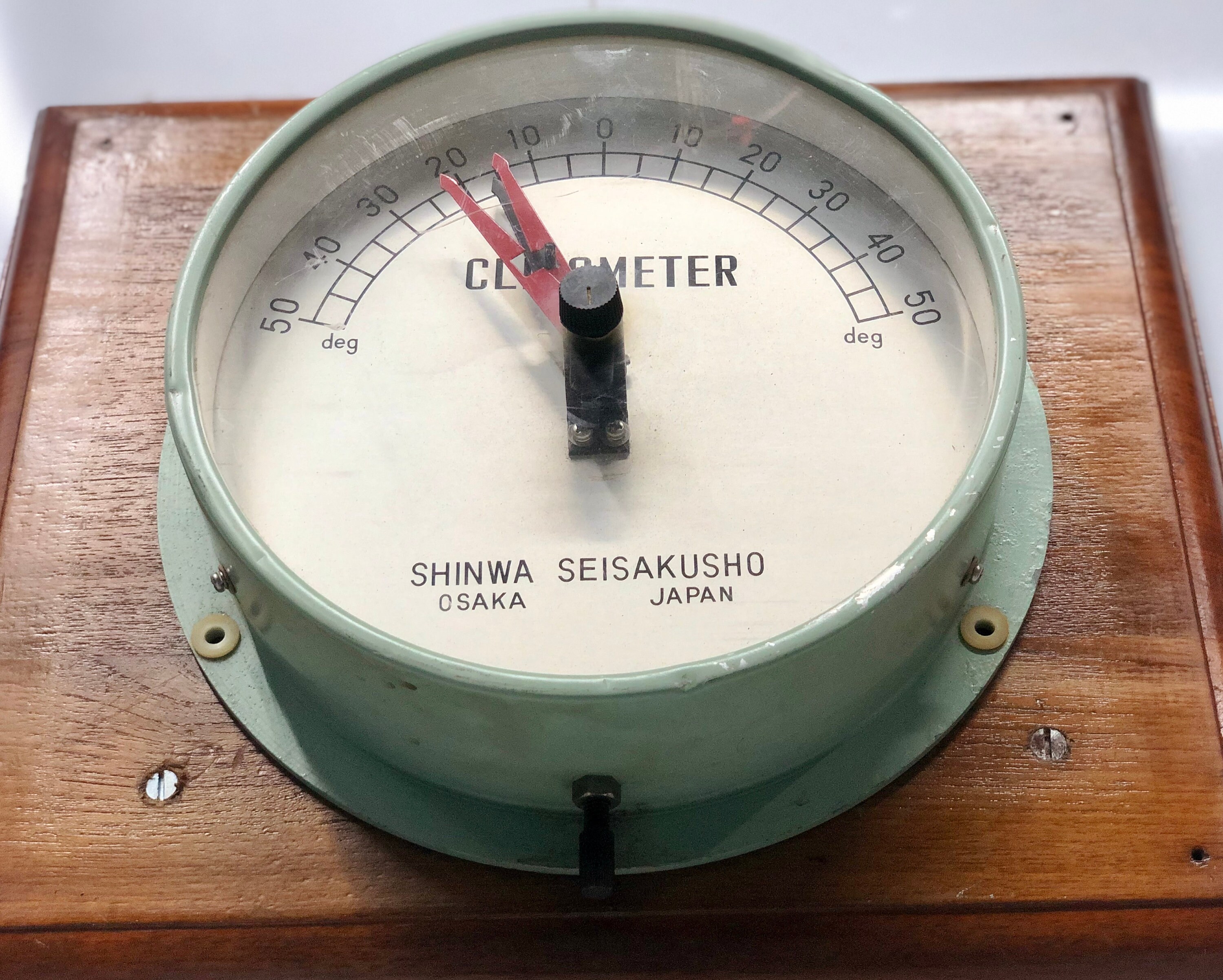Original Old Vintage Shinwa Seisakusho Nautical Clinometer Osaka JAPAN ...
