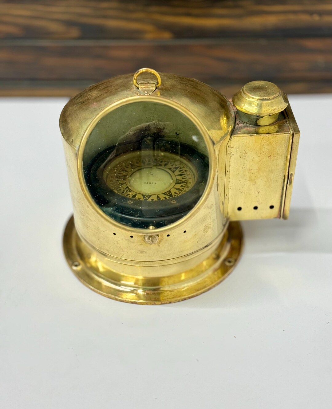 Old Ship Original Vintage Saura Keiki Seisakusho Co. Ltd Brass Small ...