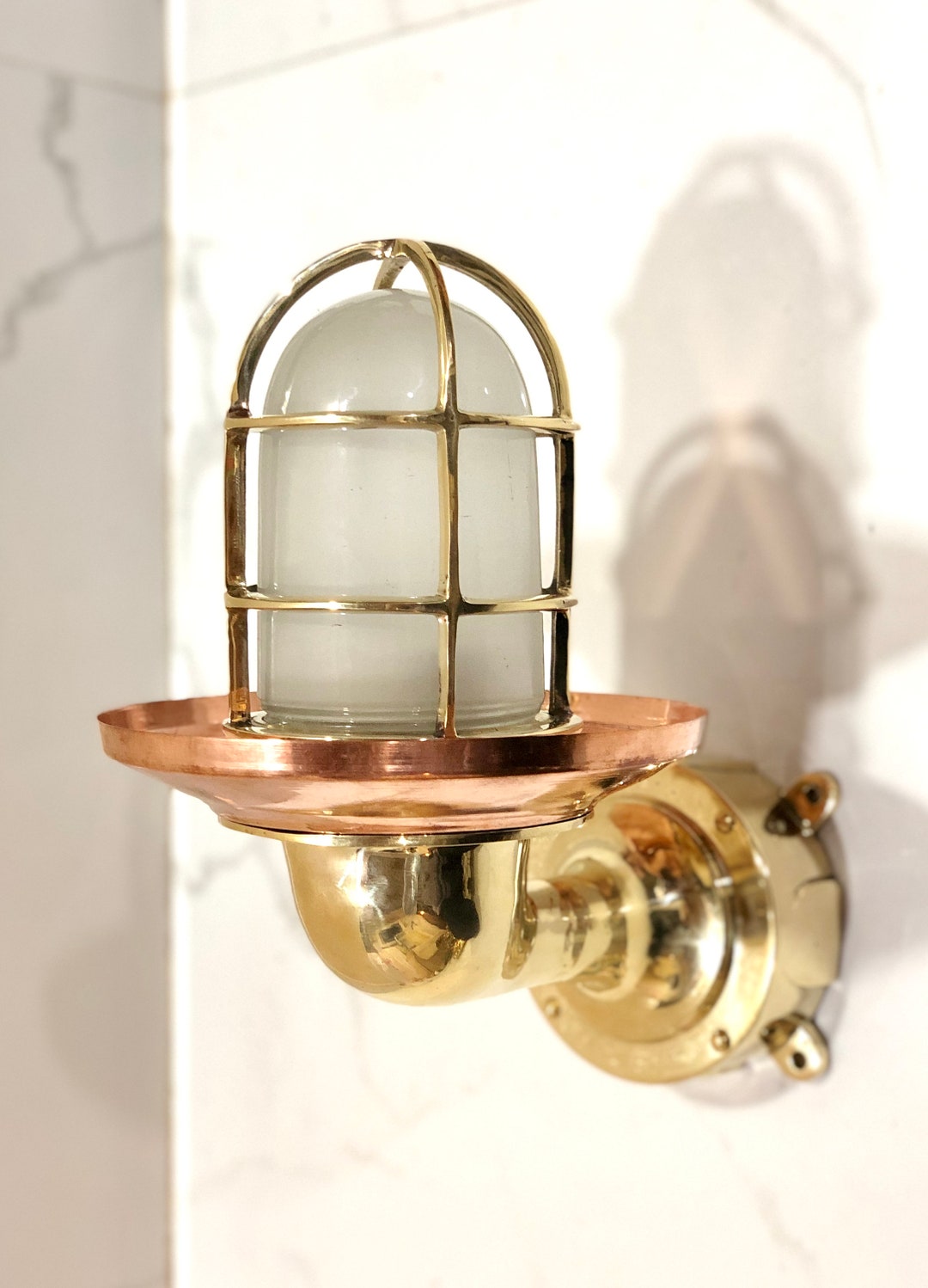 CHRISTMAS TIME OFFERS Nautical Sconce Arched Swan Passage - Etsy