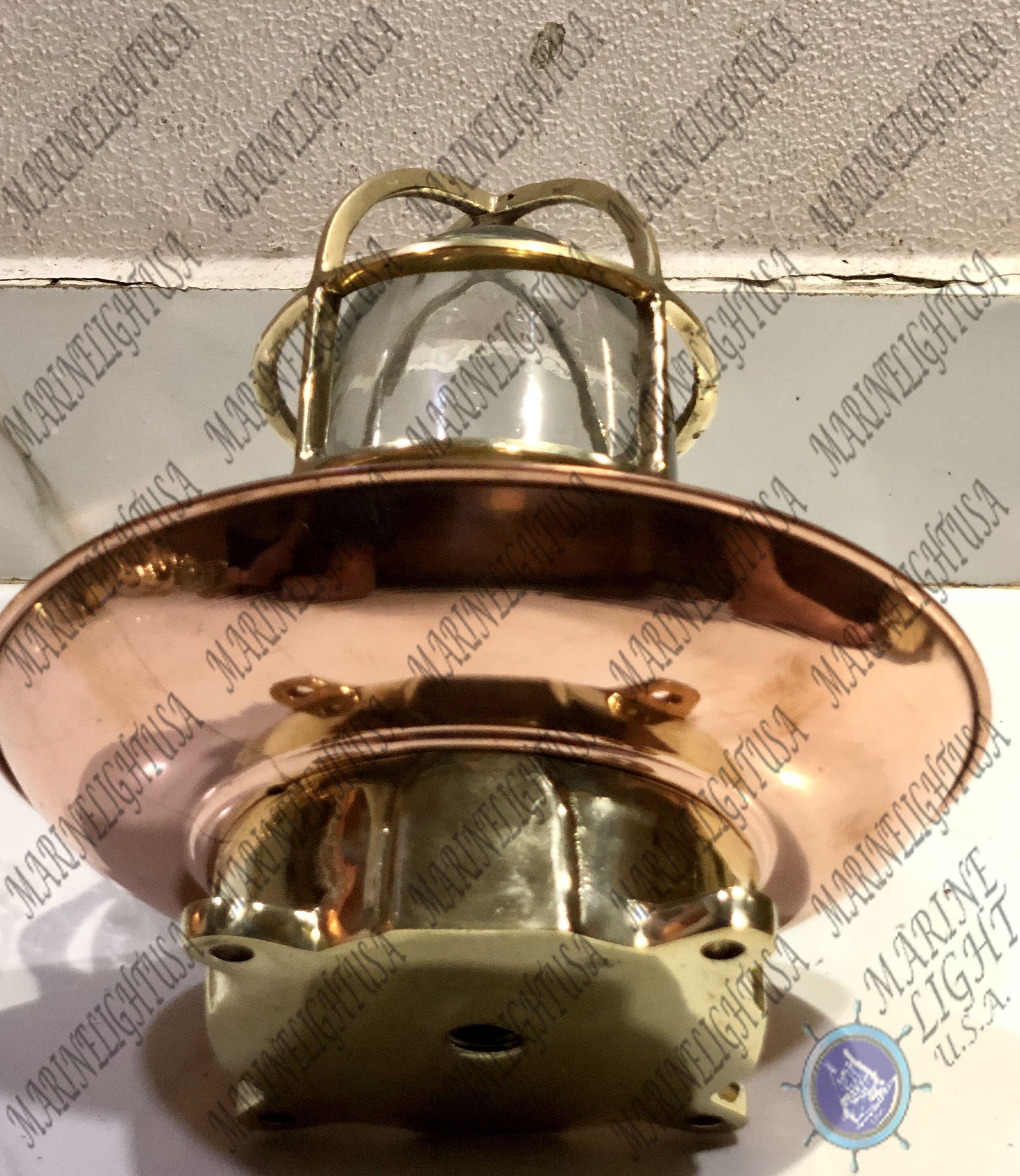 Nautical Ship New Marine Passageway Bulkhead Ceiling Light With Copper ...