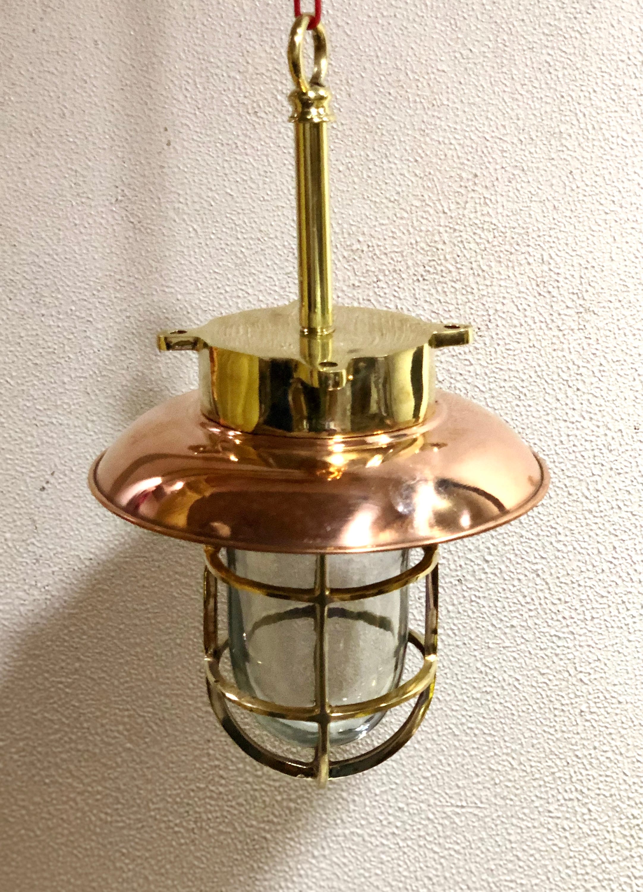 New Nautical Marine Ship Brass Hanging Ship Pendant Light With - Etsy UK
