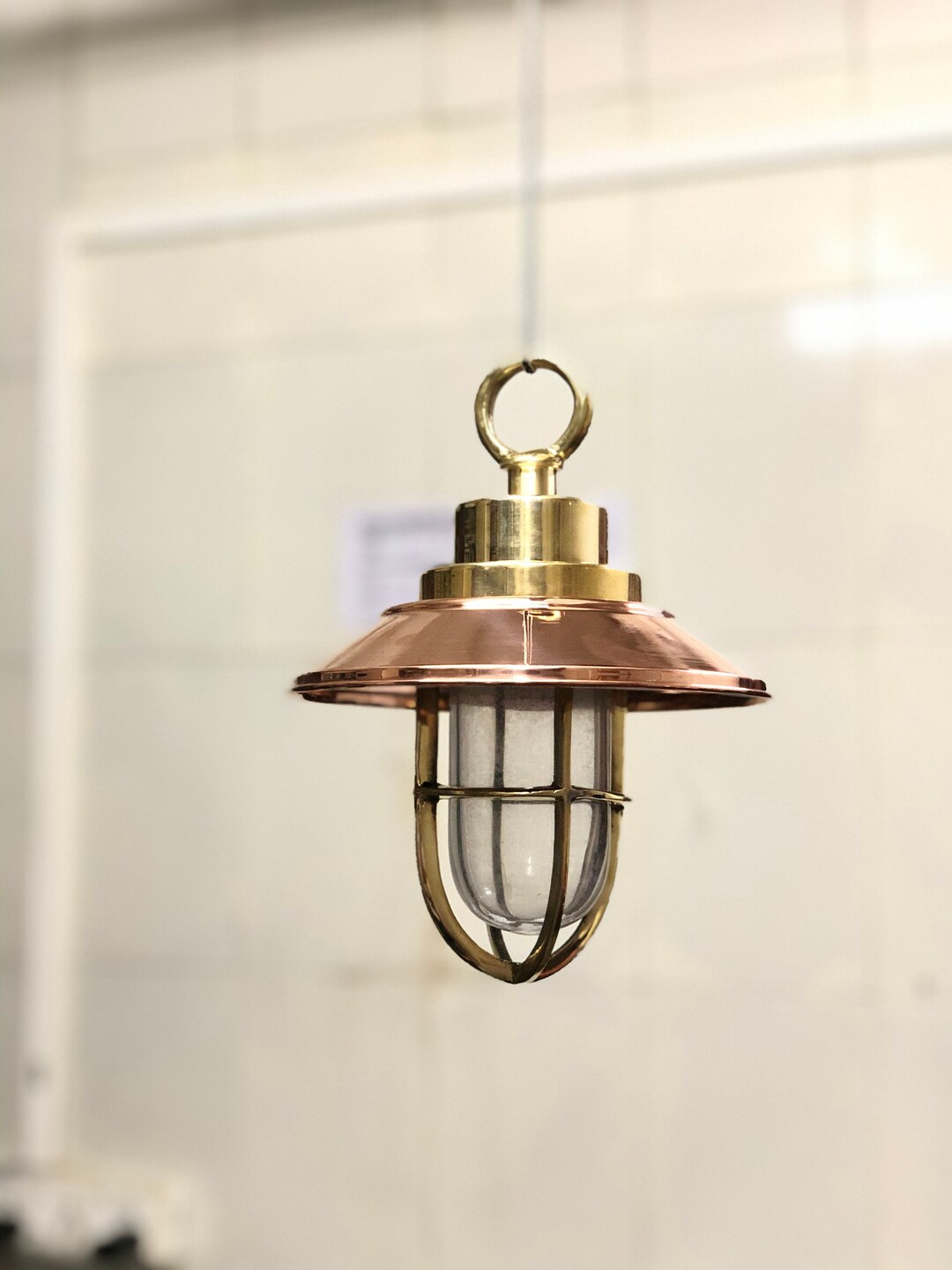 Maritime Theme Vintage Solid Brass Nautical Cargo Hanging Ship Light ...
