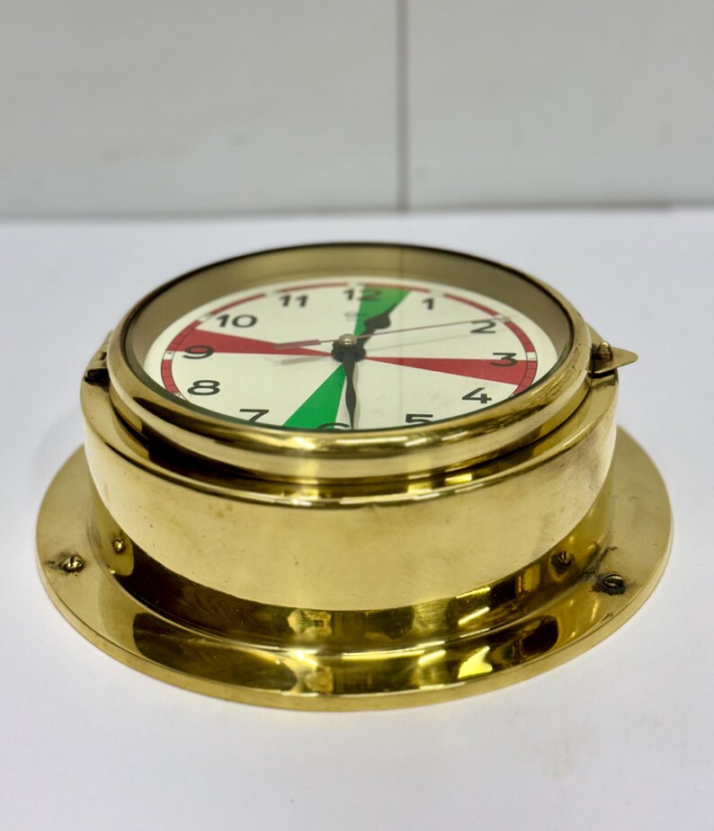 Maritime Germany Original BARIGO Vintage Brass Old Ship Round Wall ...