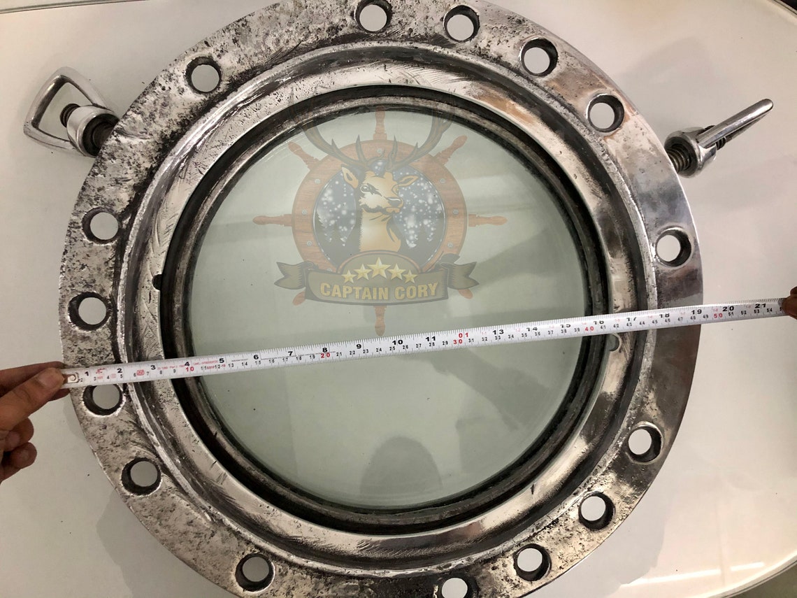 Old Vintage Nautical Marine Ship Aluminum Porthole/window Two - Etsy